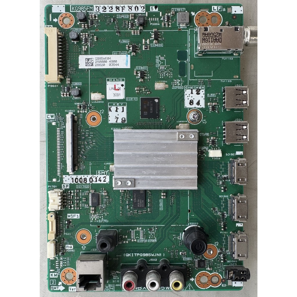 SHARP LED TV 42'' MAIN BOARD MODEL # 2T-C42BG1X | Shopee Malaysia