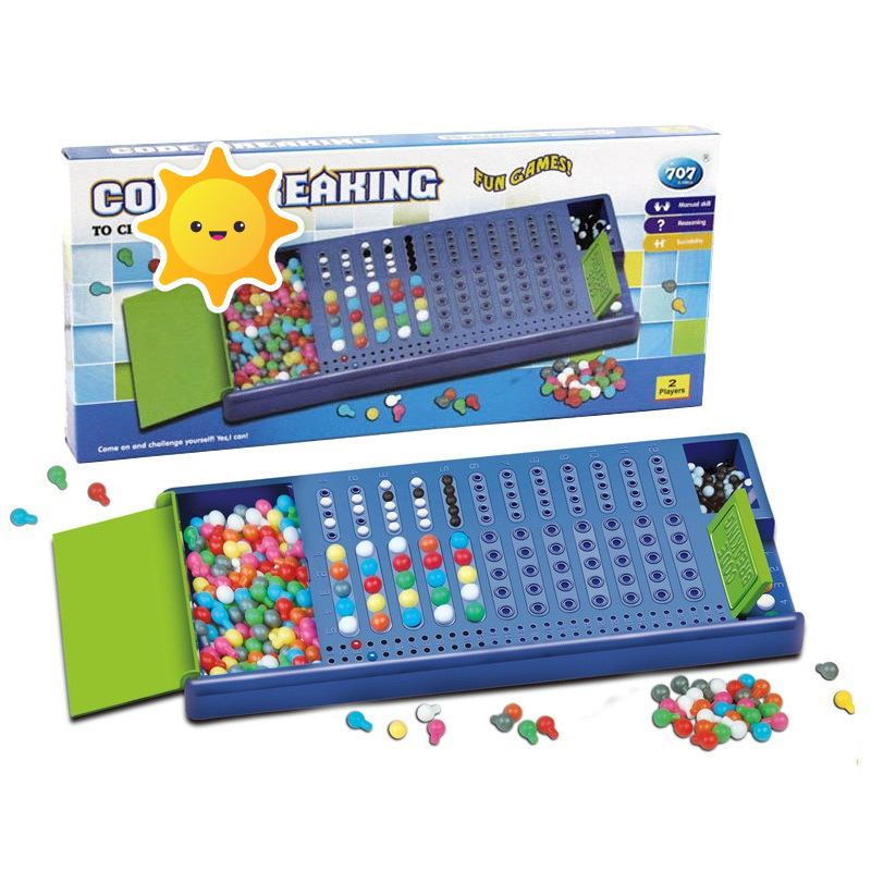 Code Breaking Mastermind Puzzle Family Board Game Toy For Kids Children ...