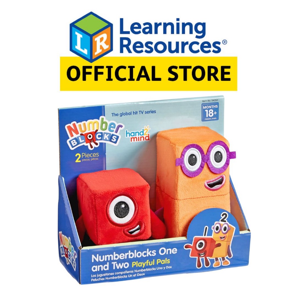 Learning Resources Numberblocks One & Two Playful Pals Plush by ...