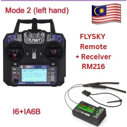 Flysky FS-i6 2.4GHz Multi Axis 6 Channels Remote controller/Transmitter ...