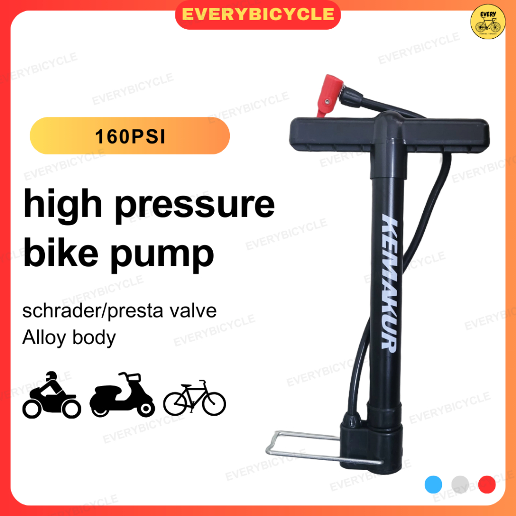 KEMAKUR Mini Portable Pump Bicycle Big Air Small Size Quality Pam ...