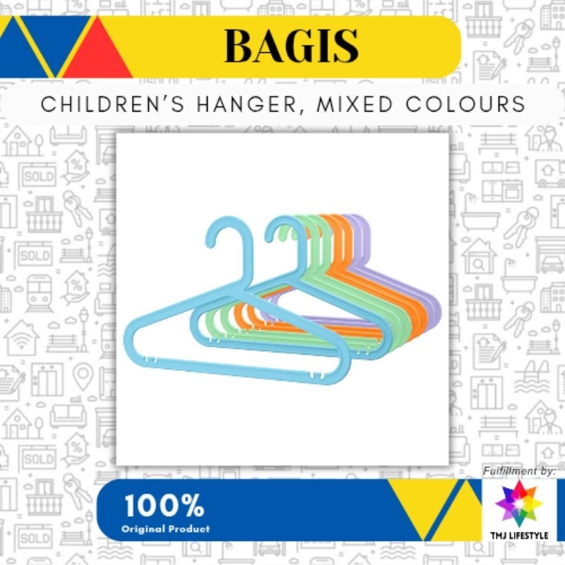 BAGIS - Children's Hanger, Mixed Colours (8pc) | Shopee Malaysia