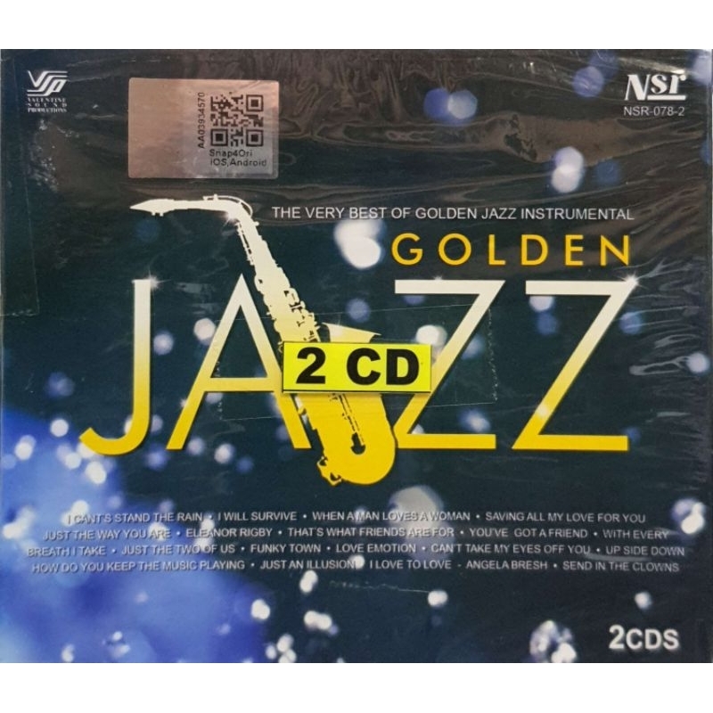 Golden Jazz - The Very Best Of Golden Jazz Instrumental (2CDs) | Shopee ...