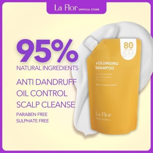 La Flor Volumising Shampoo refill pack 600ml | Shopee Malaysia