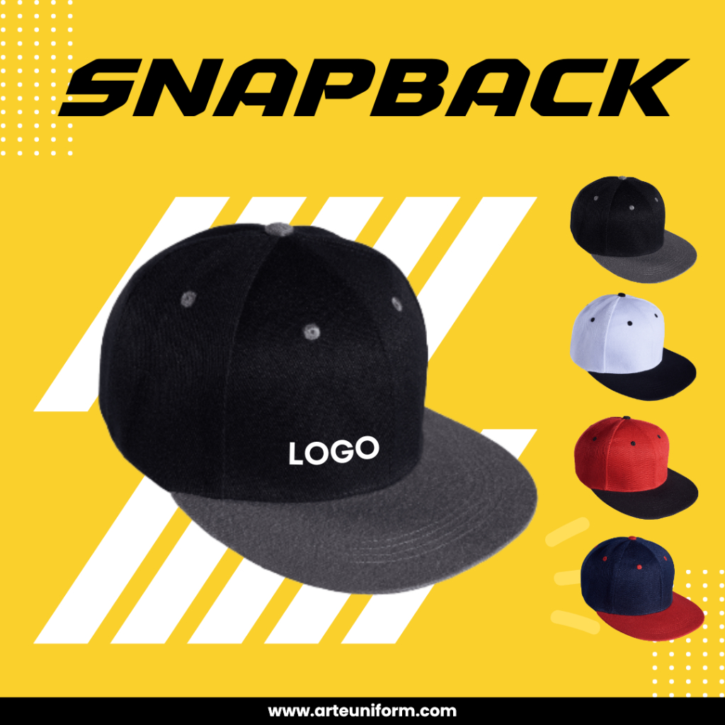 CUSTOM PRINT CAP SNABACK // Cetak Logo Design Cap Custom Printing ...
