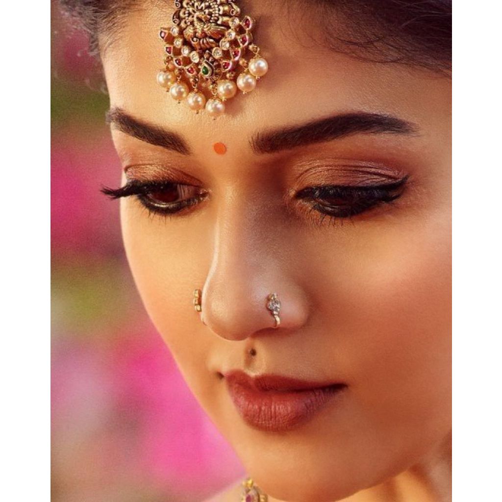 Nayanthara Wedding-Inspired Nose Rings / Mukuthi | Shopee Malaysia