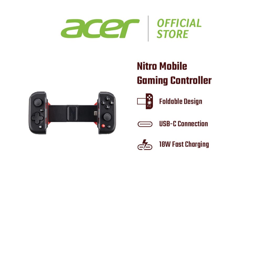 Acer Nitro Mobile Gaming Controller Black (Retail Pack) | Shopee Malaysia