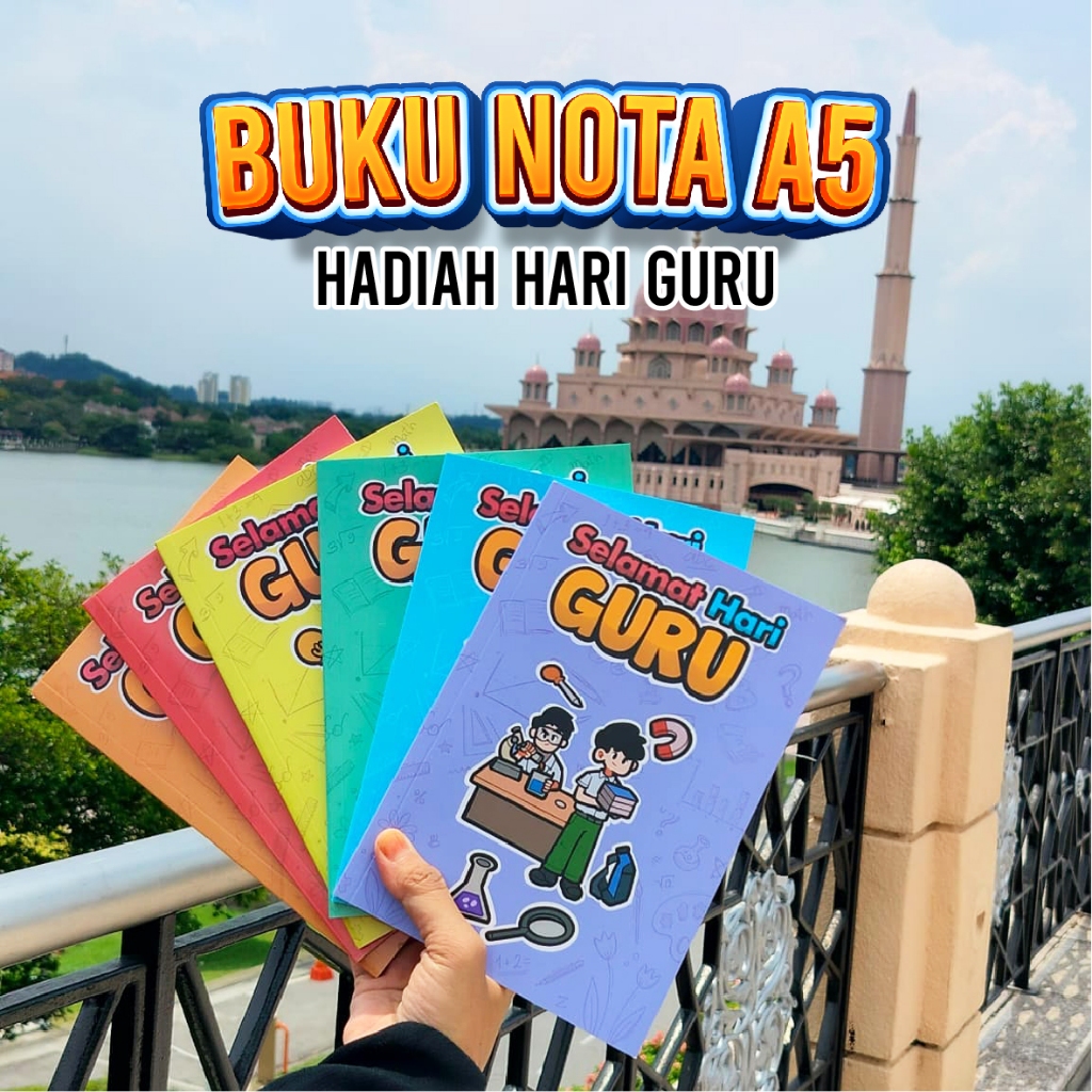Buku Nota Selamat Hari Guru A5 | Teachers Day Notebook | Teachers Day ...