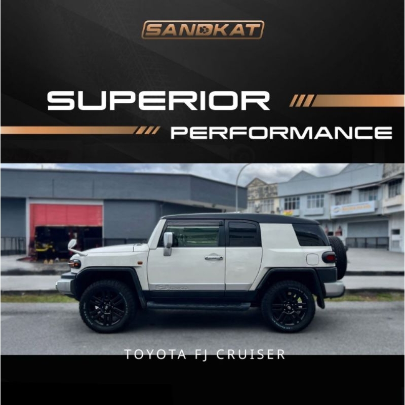 SANDKAT TOYOTA FJ CRUISER ADJUSTABLE SHOCK ABSORBER SANDKAT ADJ HI LOW ...