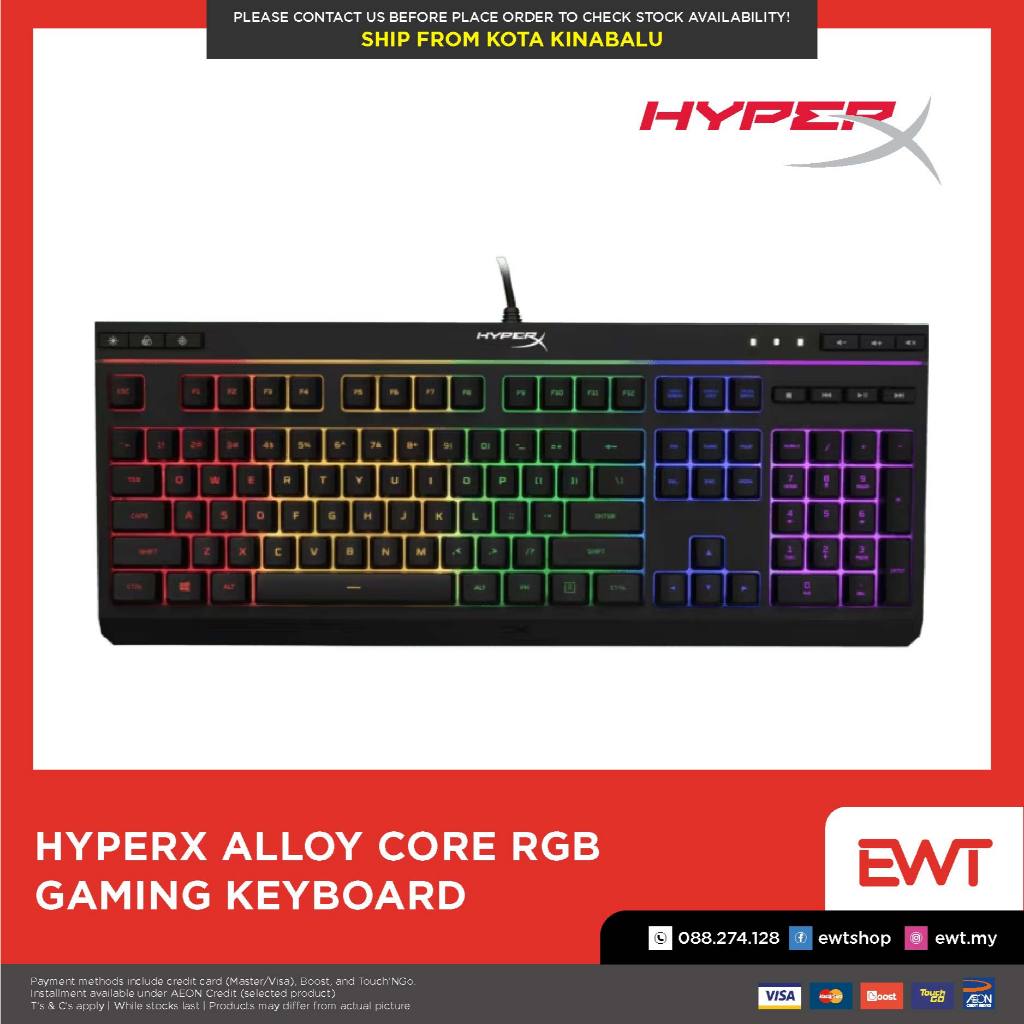HyperX Alloy Core RGB - Gaming Keyboard (US Layout) 100% ORIGINAL ...