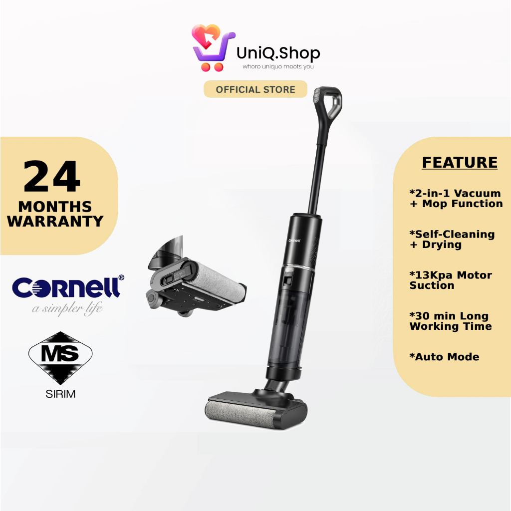 Cornell 150W Wet & Dry Floor Cleaner | CVC-WD1500C (Cordless Vacuum ...