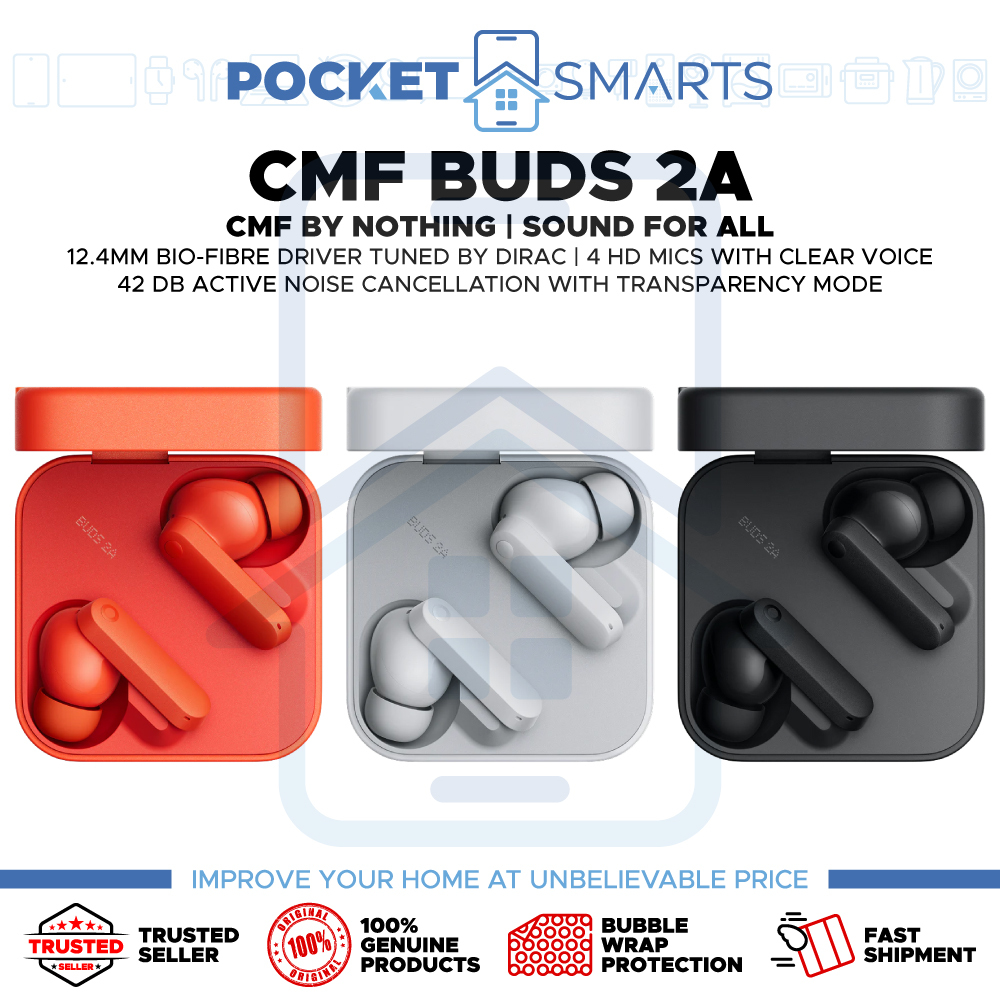 [MY Set] CMF Buds 2A (Up to 8 hours of playback on a single charge ...