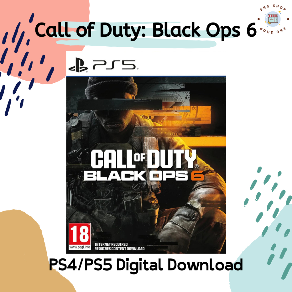 Call of Duty Black Ops 6 COD BP6 PS4 PS5 Digital Download Full Game ...