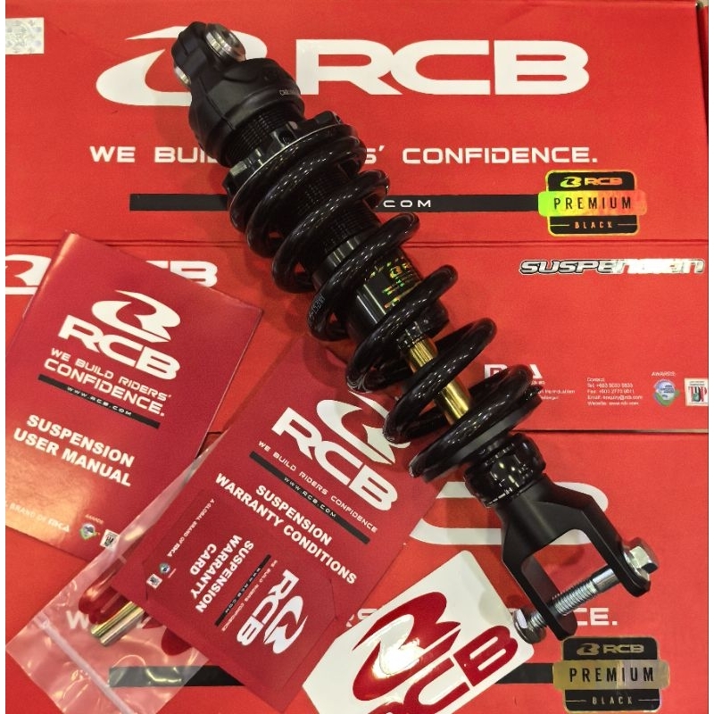 RCB HONDA CBR 150R CBR150R 300MM S3 LINE ALLOY BODY REBOUN ADJUSTABLE ...