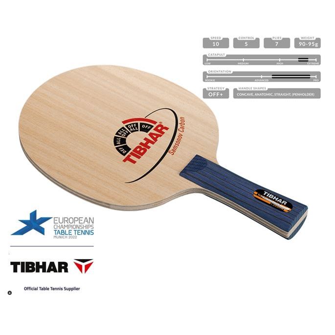 TIBHAR Samsonov Carbon Table-Tennis Blade (Original by TIBHAR Germany ...
