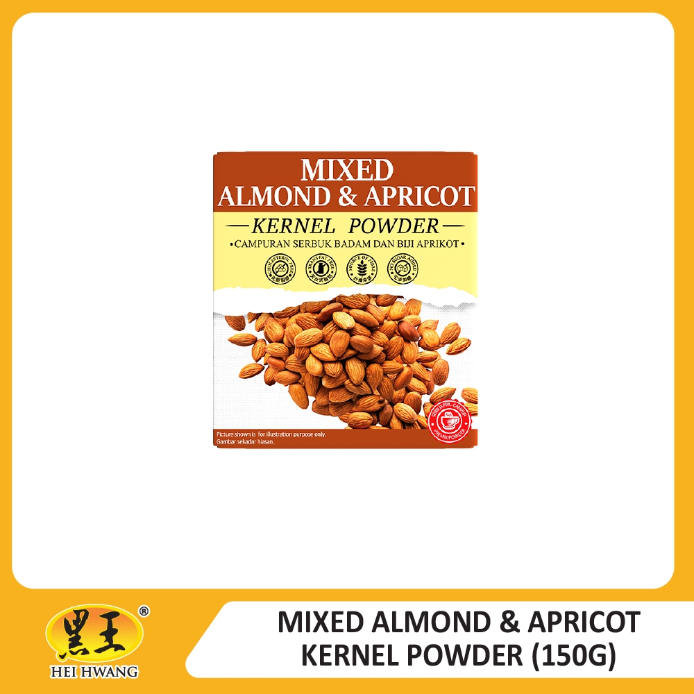 Hei Hwang Mixed Almond & Apricot Kernel Powder (150g) | Shopee Malaysia