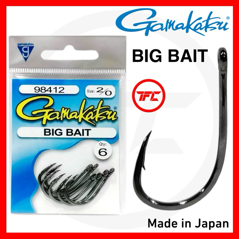 GAMAKATSU Big Bait Fishing Hook Saltwater Live Bottom Made in Japan | Shopee Malaysia