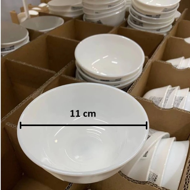 OFTAST Ikea 11cm Rice Bowl 1 PCS/6 PCS Tempered Glass Dinnerware ...