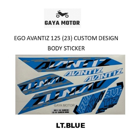 YAMAHA EGO AVANTIZ 125 (23) CUSTOM DESIGN BODY STICKER | Shopee Malaysia