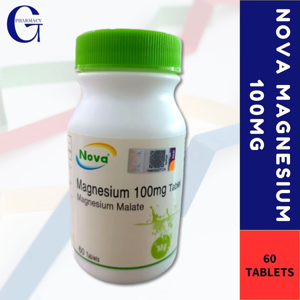 NOVA MAGNESIUM 100MG TABLET ( MAGNESIUM MALATE ) | Shopee Malaysia
