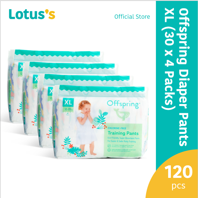 Offspring Diaper Pants XL (30 x 4 Packs) | Shopee Malaysia