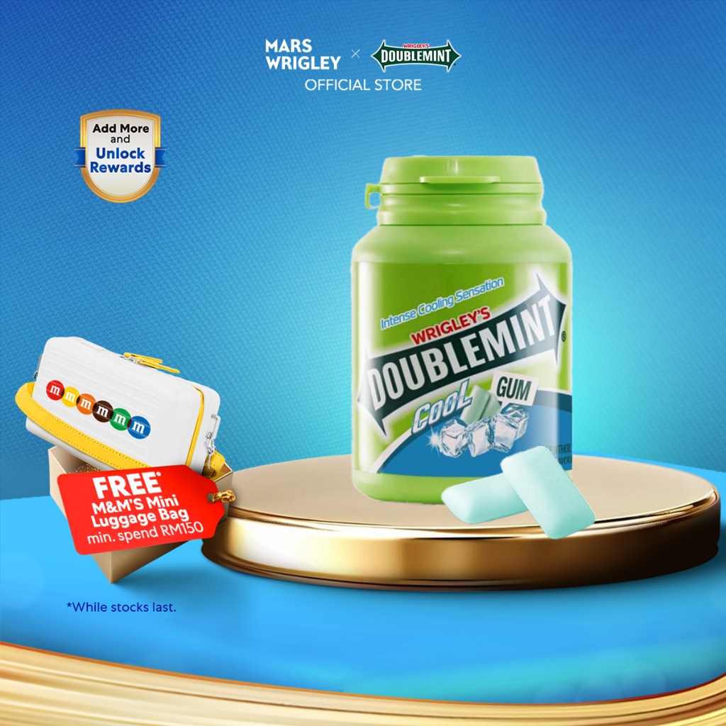[Bundle Promo -25%] Doublemint Cool Menthol & Eucalyptus Bottle Gum ...