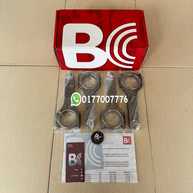 BC Brian Crower ProH2K H Beam Connecting Rods Honda K-Series K24 ...