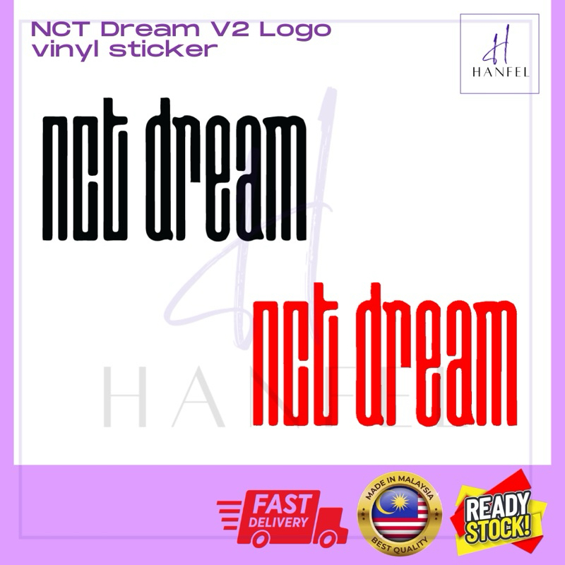 NCT DREAM KPOP LOGO V2 design vinyl sticker ( Die-cut) | Shopee Malaysia
