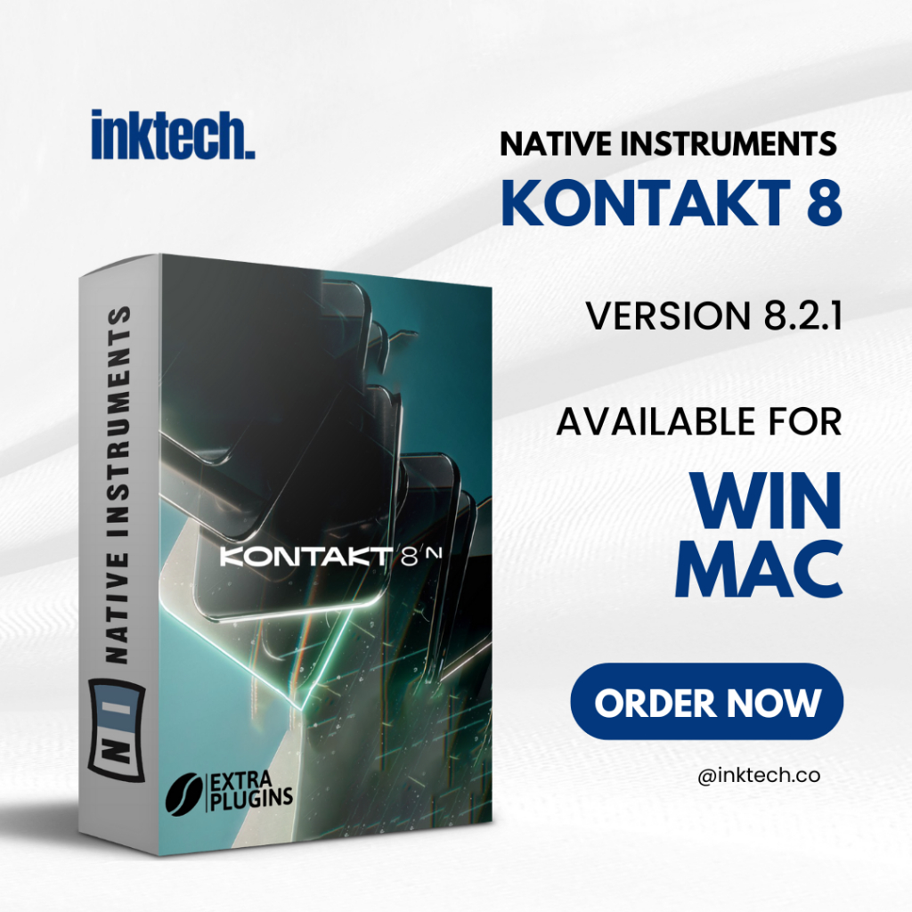 Kontakt 8 Windows and Mac software plugin effect music production sound design composing ...