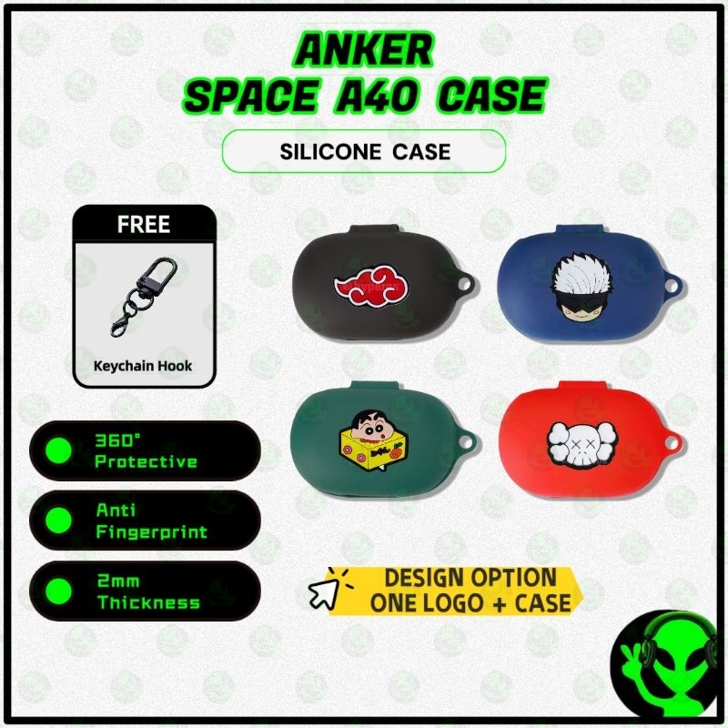 Anker Soundcore Space A40 Case Wireless Earbud Protective Shell Soft ...