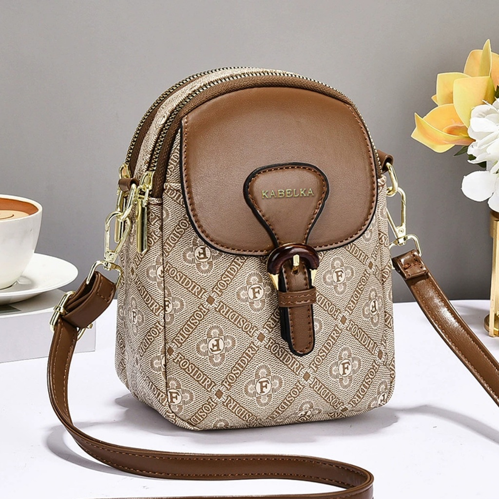 SKM Mobile Phone Bag Mini Printed Messenger Sling Beg Wanita CS372 ...