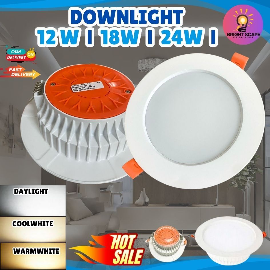 🔥Promo 🔥Hot Promo🔥RECESSED downlight 12w 18w 24w lampu syiling /ceiling ...