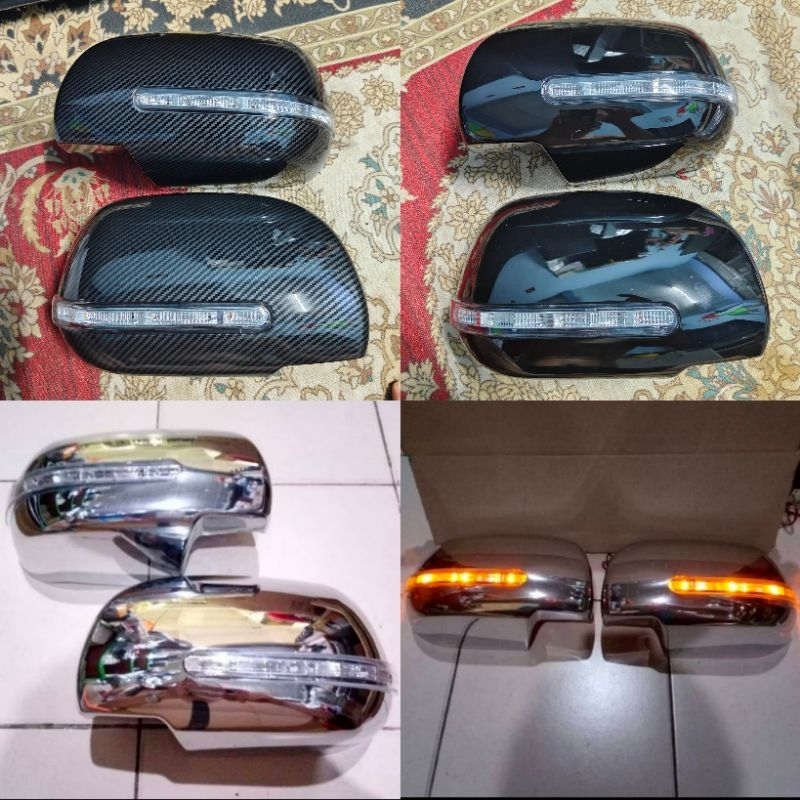 Toyota Innova 2012-2015 Chrome | Glossy Black | Carbon Side Mirror ...