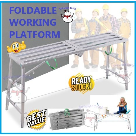 HIGH QUALITY FOLDABLE WORKING PLATFORM BENCH SCAFFOLING WORK WORKING ...