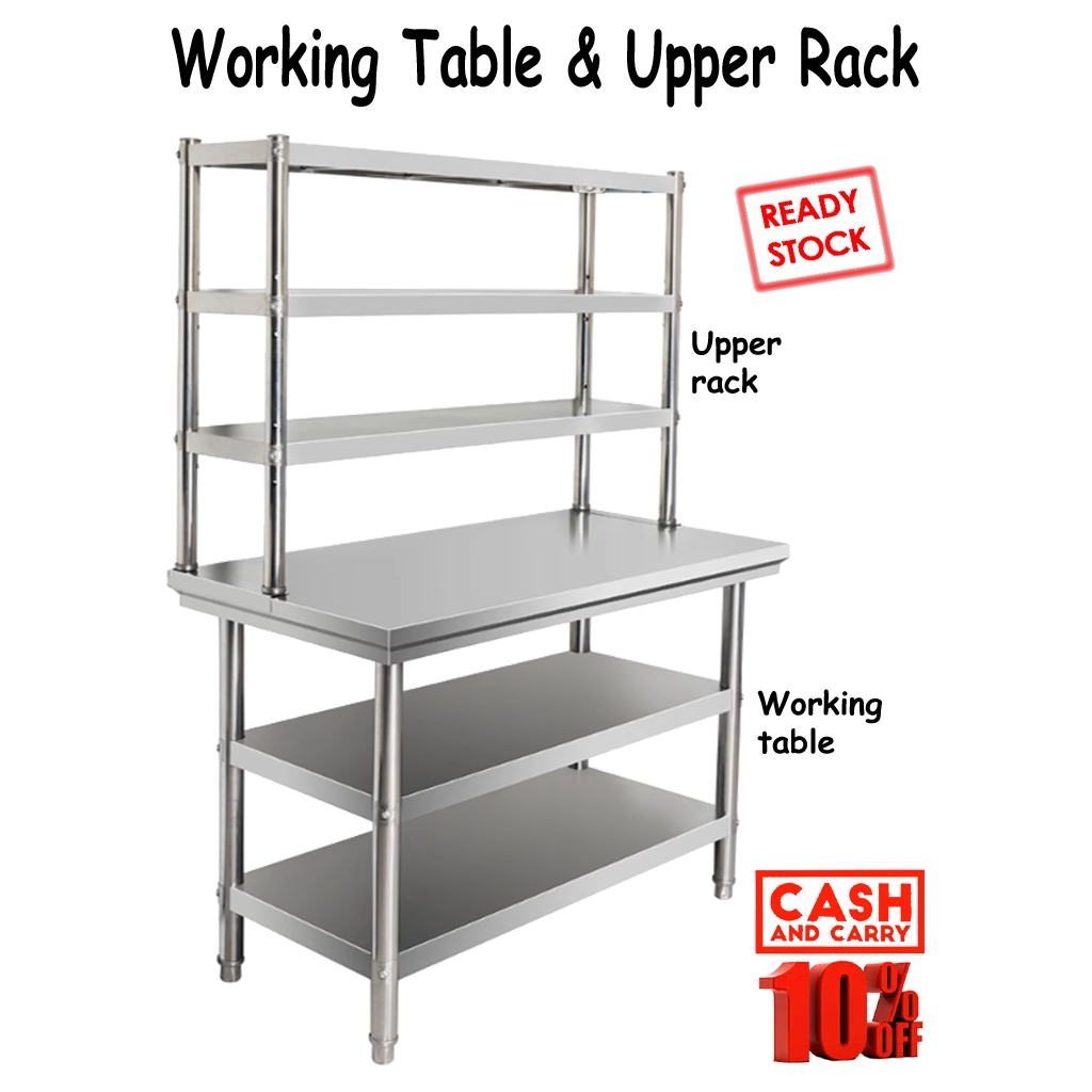 Working Table & Upper Rack | Shopee Malaysia