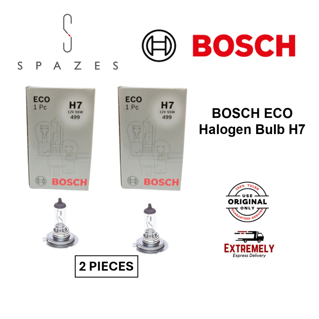PERODUA ALZA PROTON SAGA BOSCH ECO H7 12V 55W H7 Halogen Bulb - 1 set ...