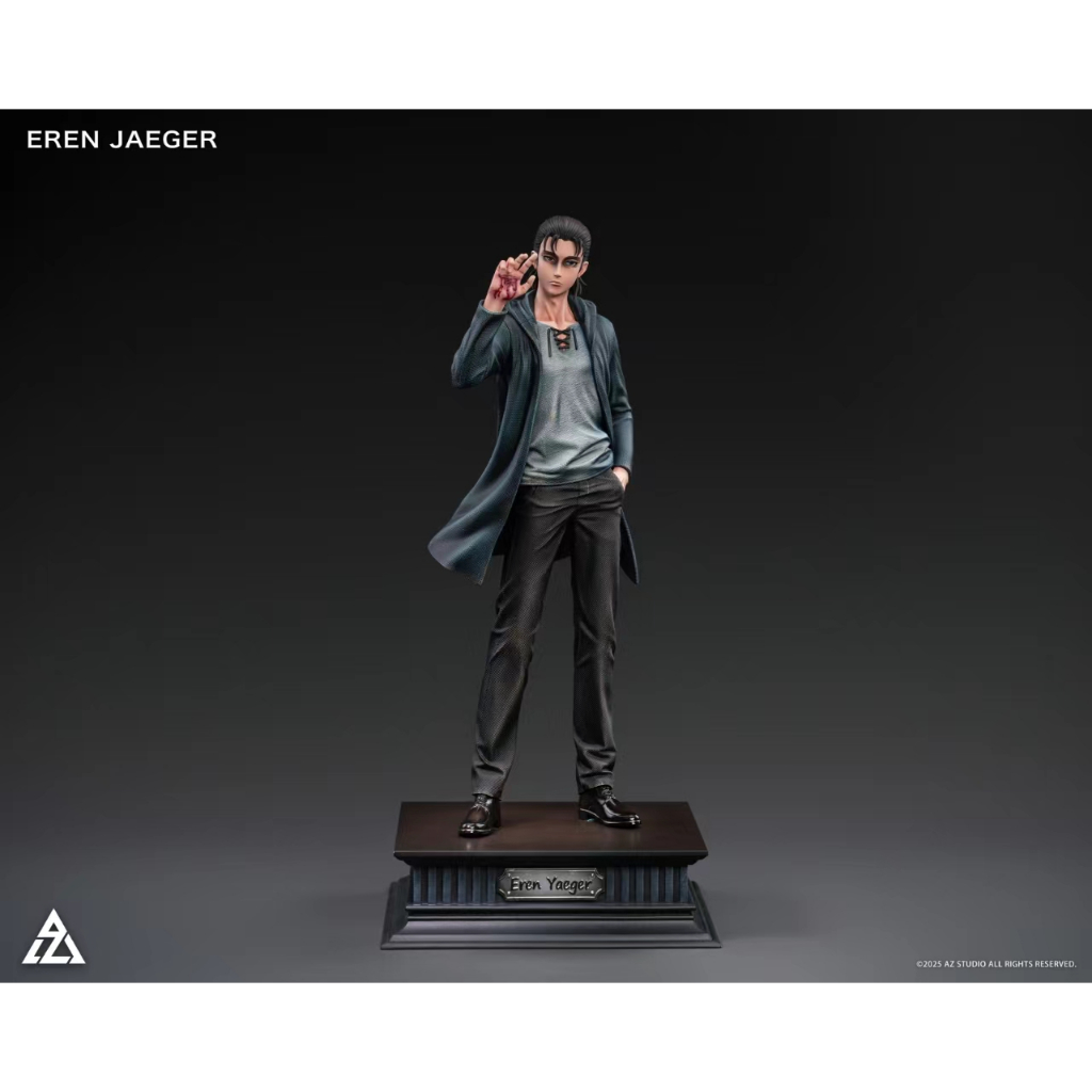 AZ Studio - Eren Yeager Attack On Titan Resin Statue GK Anime Figure ...