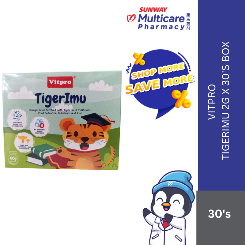 Vitpro Tigerimu (2G X 30'S sachets) | Boost Immune System & Strengthen ...