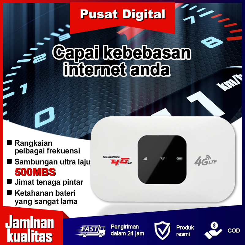 Portable 4G WiFi Router with SIM Card Slot, Pocket-sized Wireless Modem ...