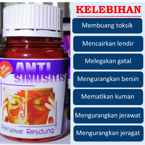 Pil Resdung Homeopathy 60 BIJI Free 10ml ubat titik mata, hidung dan ...