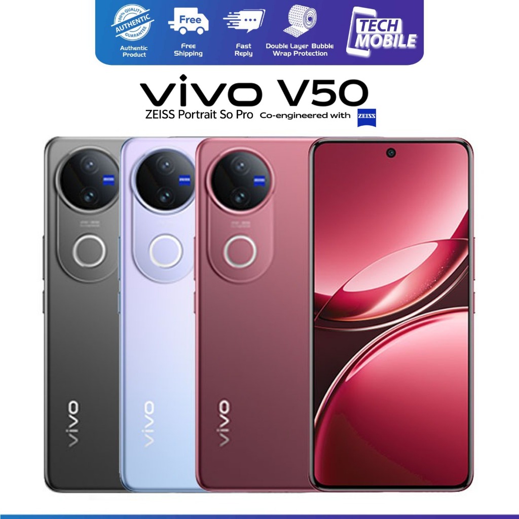 Vivo V50 | 12GB + 256GB/512GB – Original Malaysia Set | Shopee Malaysia