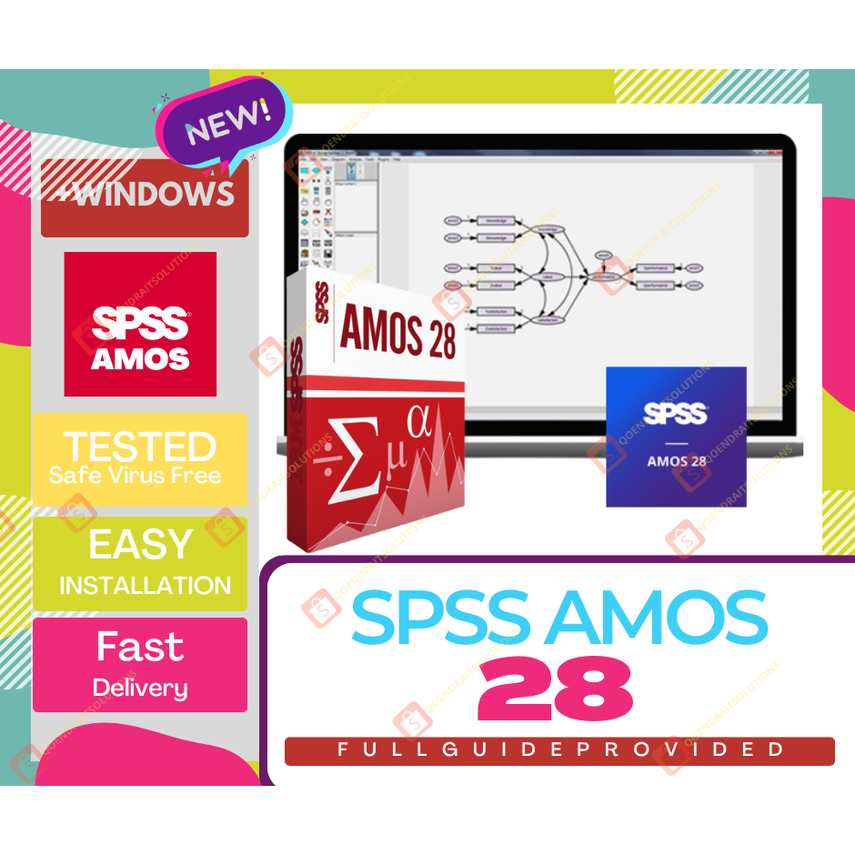 SPSS Statistics AMOS 28 | Instructions provided 🔥For Win 𝐀𝐜𝐭𝐢𝐯𝐚𝐭𝐞𝐝 ...