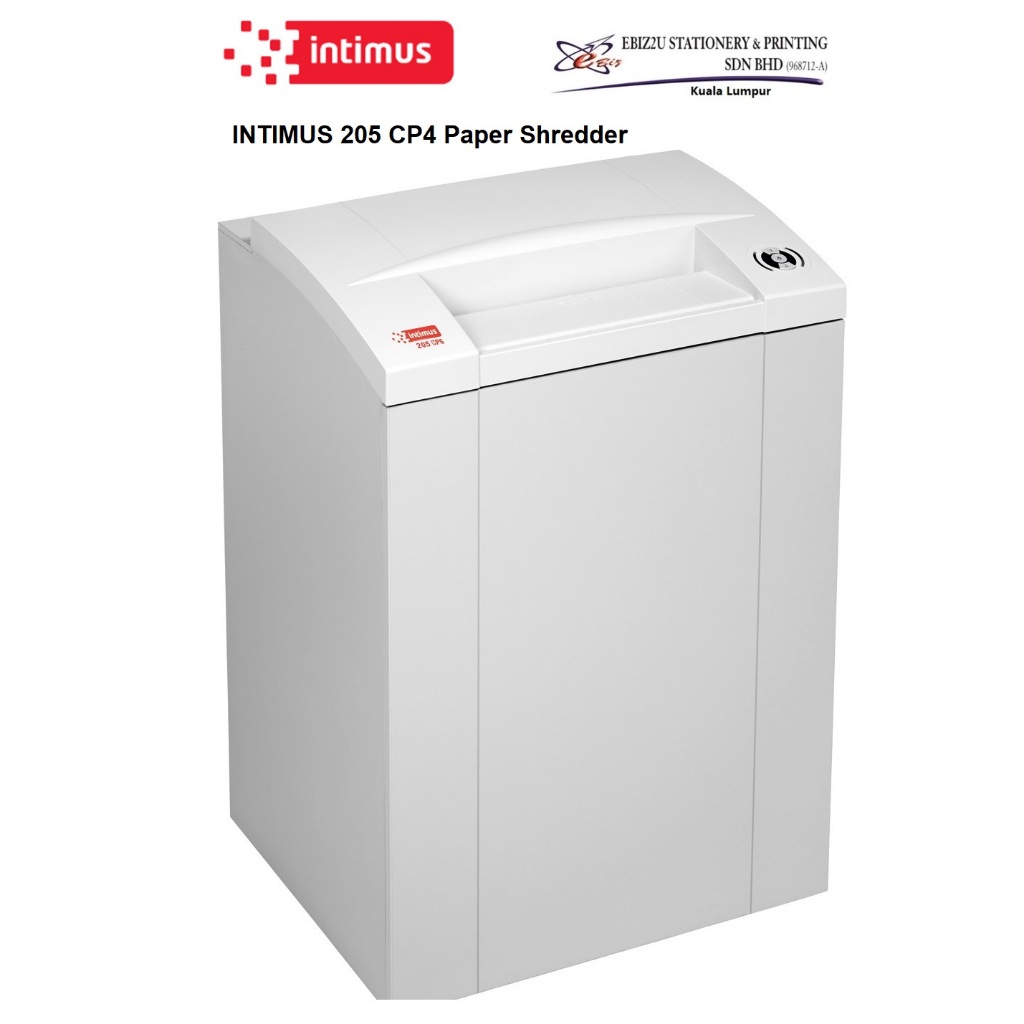 INTIMUS 205 CP4 Paper Shredder Capacity: 45-50 Sheets, Cross Cut ...