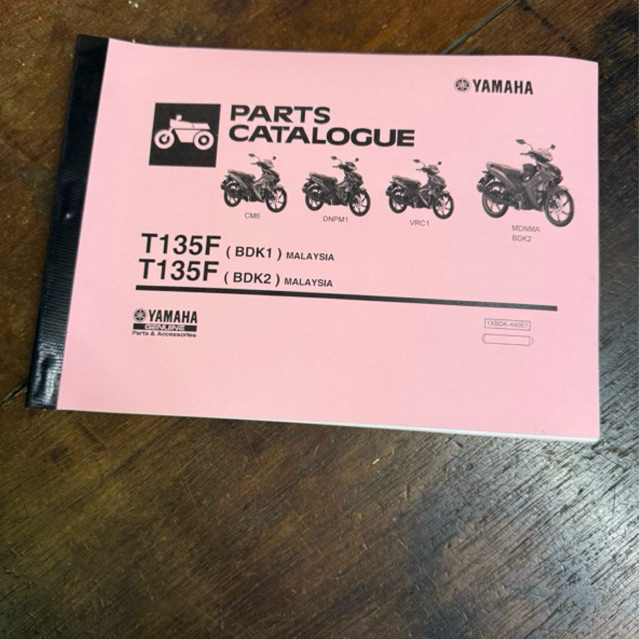 Yamaha LC135 FUEL INJECTION / LC135 V8 [ BDK ] Parts Catalogue / Buku ...