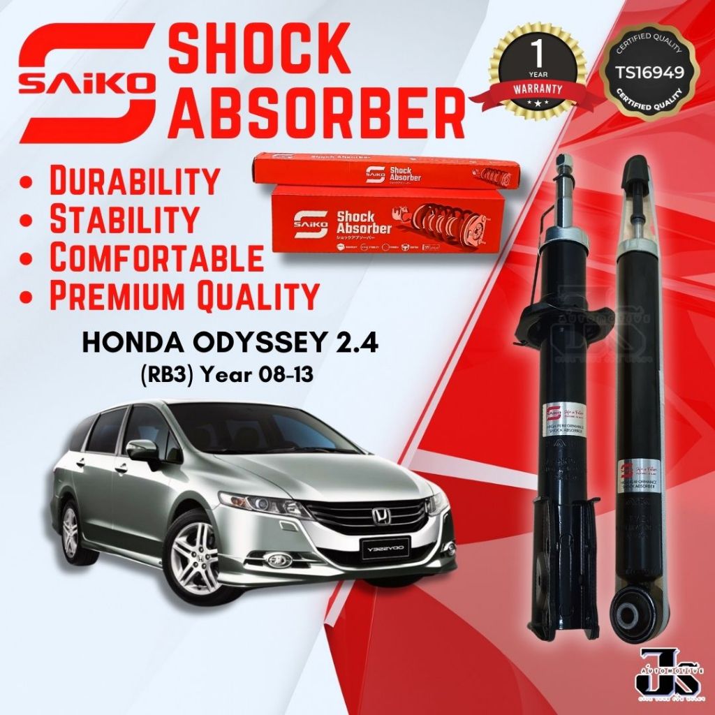 HONDA ODYSSEY 2.4 RB3 - SAIKO ORIGINAL Shock Absorber FRONT & REAR ...