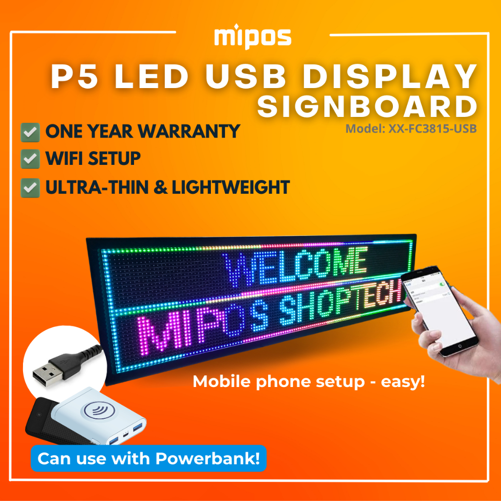LED Signage P5 | LED Signboard Digital | Ultra-thin LED Display with ...