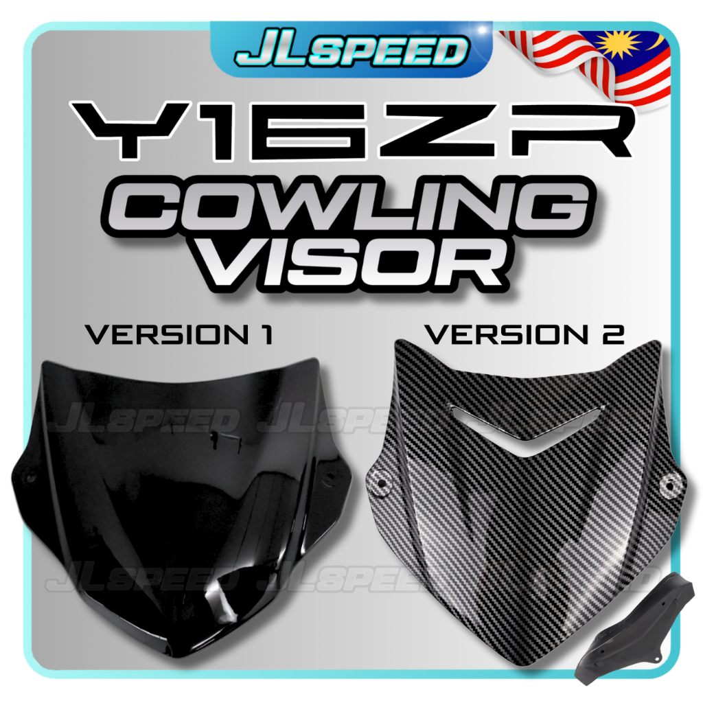 YAMAHA Y16ZR V1 / V2 ABS Front Cowling Visor Cap Windshield Windscreen ...