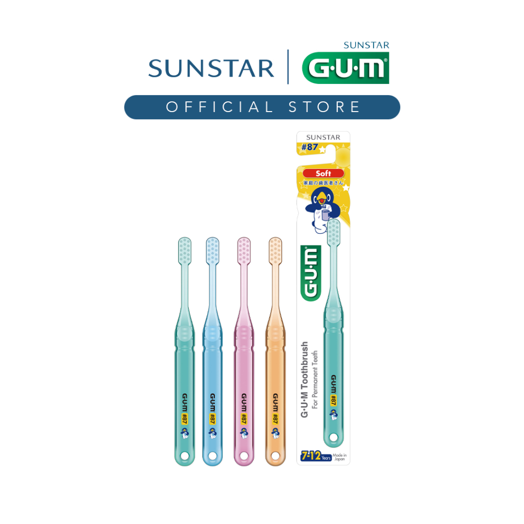 GUM Kids Toothbrush For 7-12 Years - Soft | Shopee Malaysia