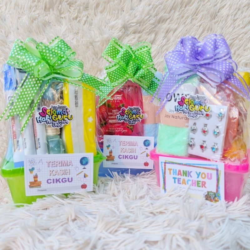 Mini Hamper Hadiah Hari Guru Hadiah Hari Guru Bajet Teacher's Day Gift ...