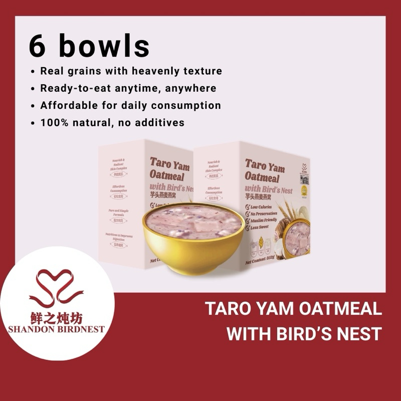 Taro Yam Oatmeal with Bird’s Nest | Shopee Malaysia